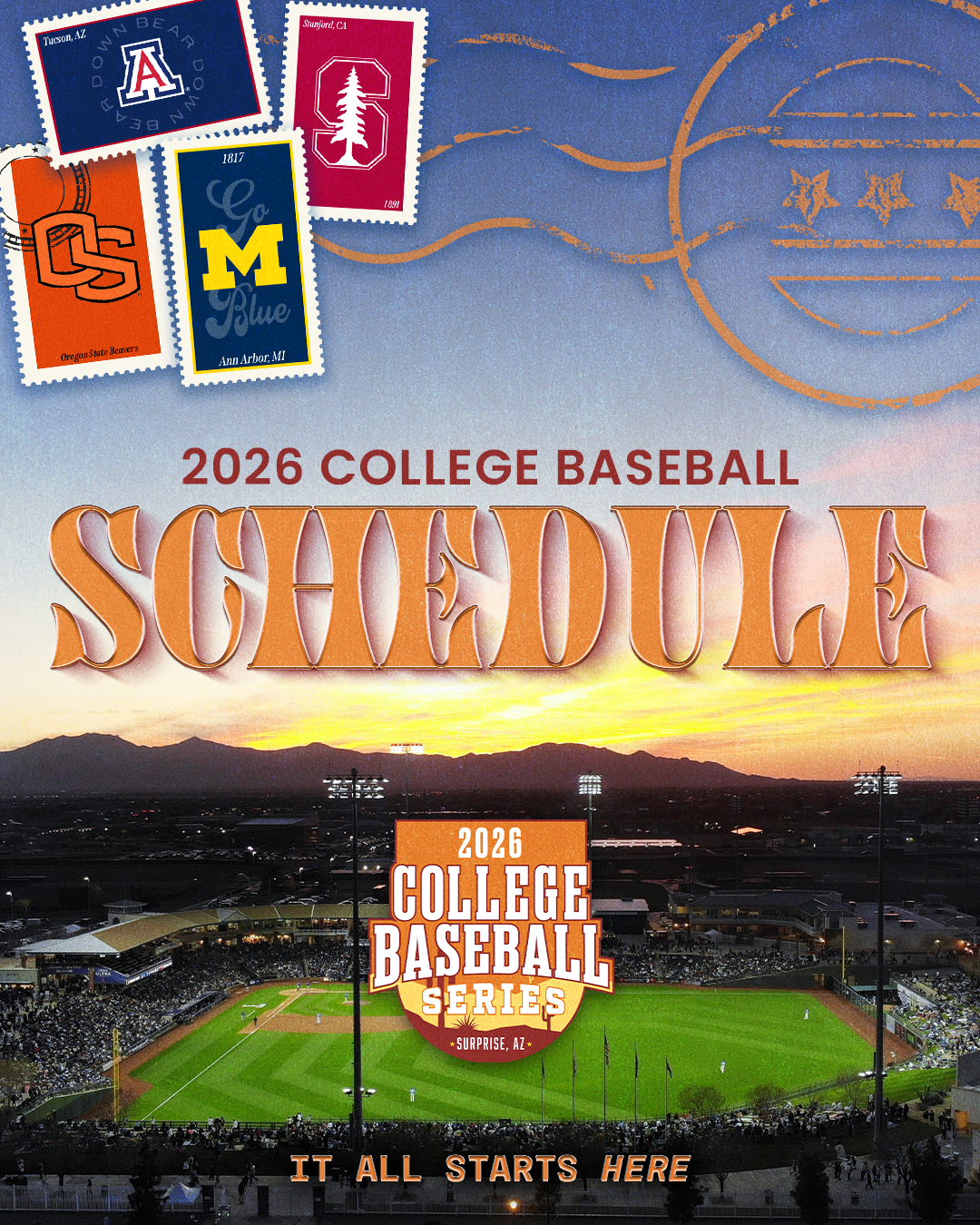 REV Entertainment Reveals Schedule For 2026 College Baseball Series At ...